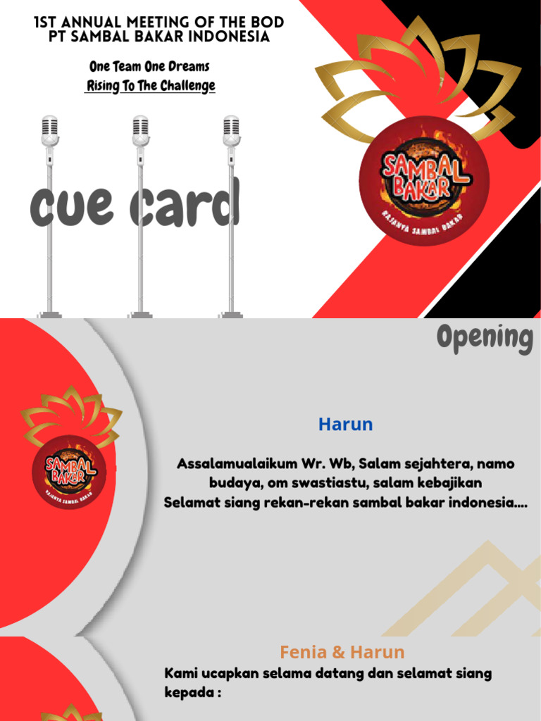 Que Card Annual Meeting 2024 | PDF