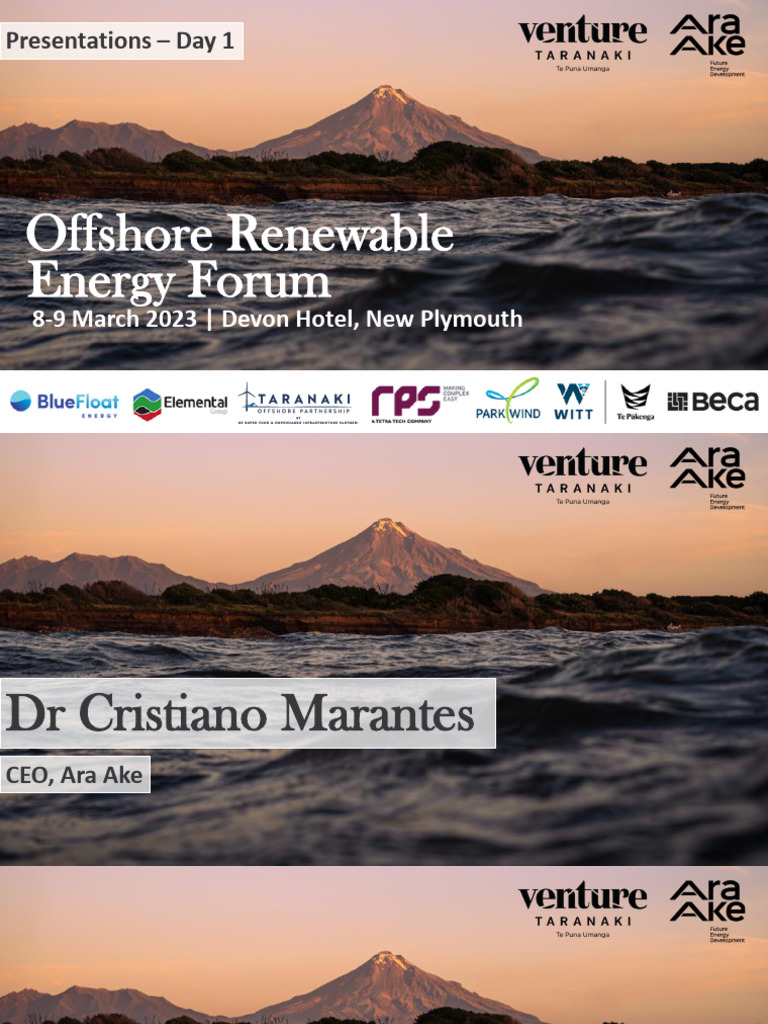 Day 1 Presentations (1) | PDF | Offshore Wind Power | Wind Turbine