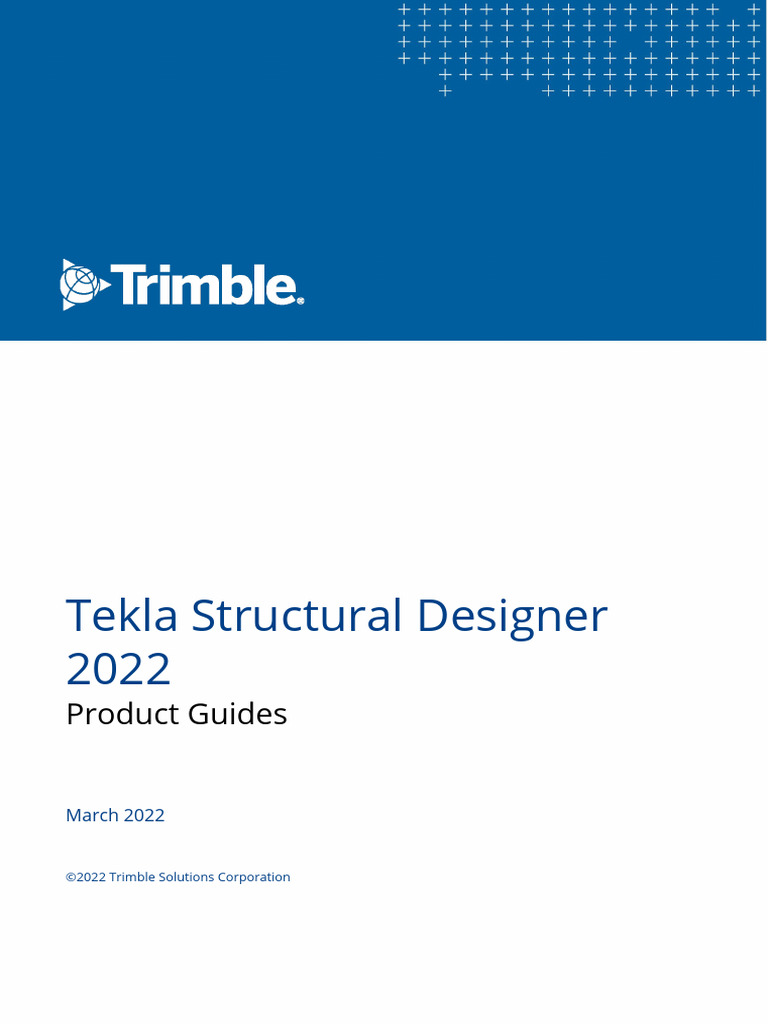 Tekla Structural Designer 2022 Product Guides | PDF | Beam (Structure) | Computer Keyboard