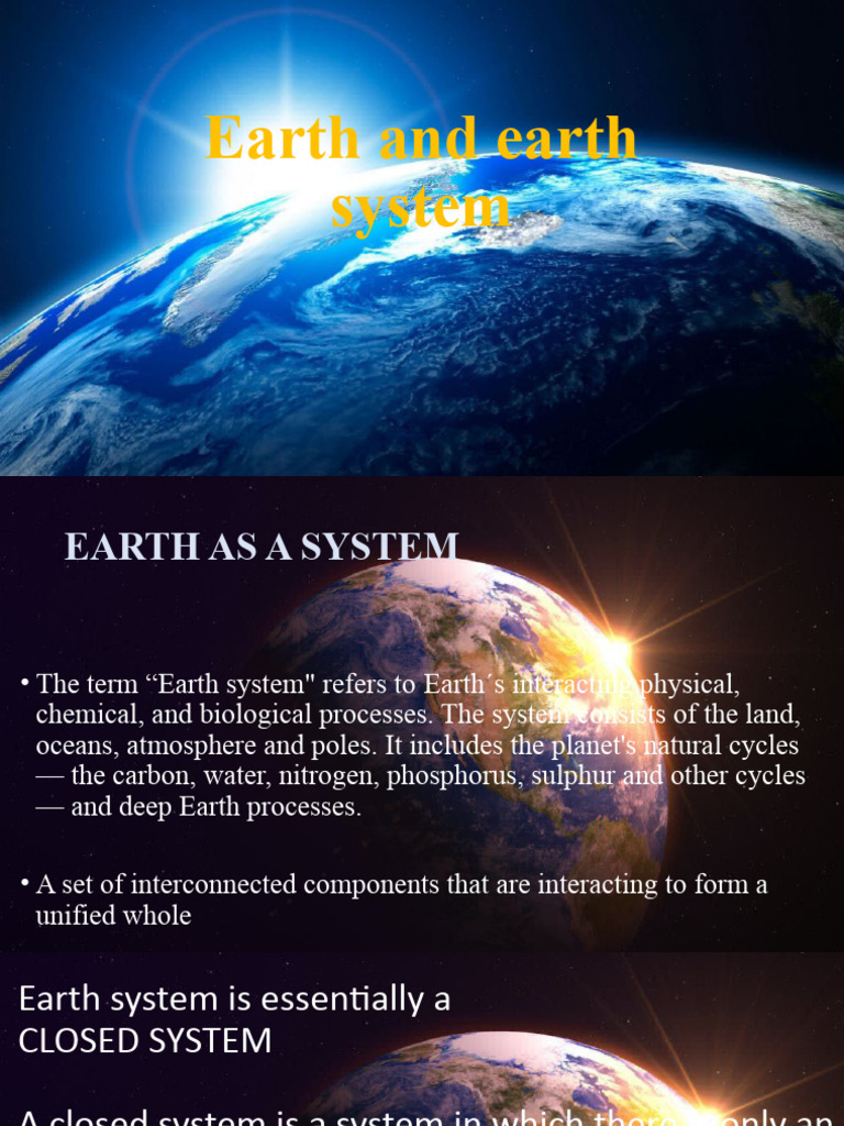 Earth and Earth System | PDF | Earth | Atmosphere