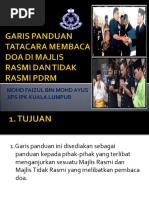 Bacaan Doa Majlis Rasmi Dan Tidak Rasmi Mudah Serta Ringkas | PDF