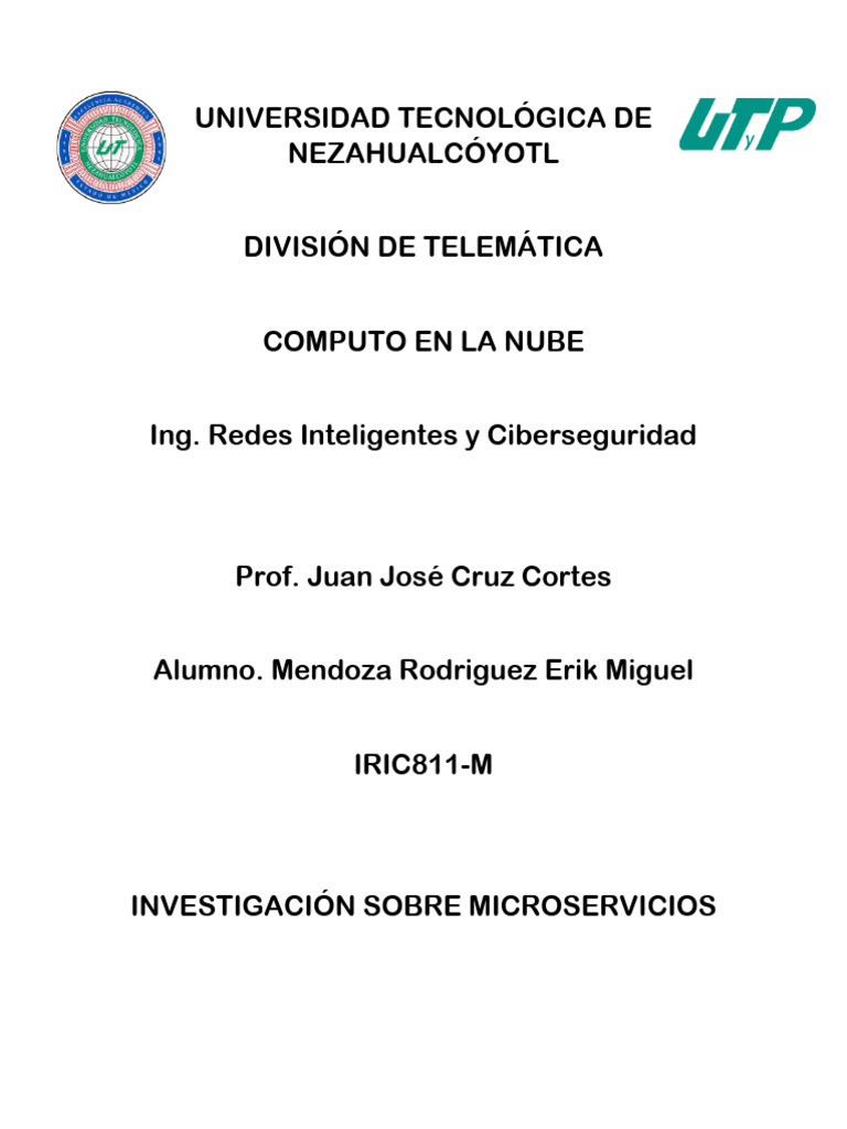 Investigación Sobre Microservicios | PDF | Arquitectura orientada a ... Investigación Sobre Microservicios | PDF | Arquitectura orientada a ...