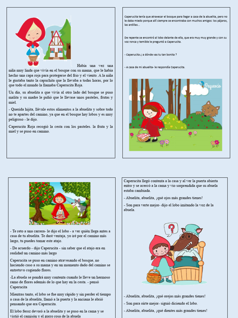 Cuento Ashley | PDF | Caperucita Roja