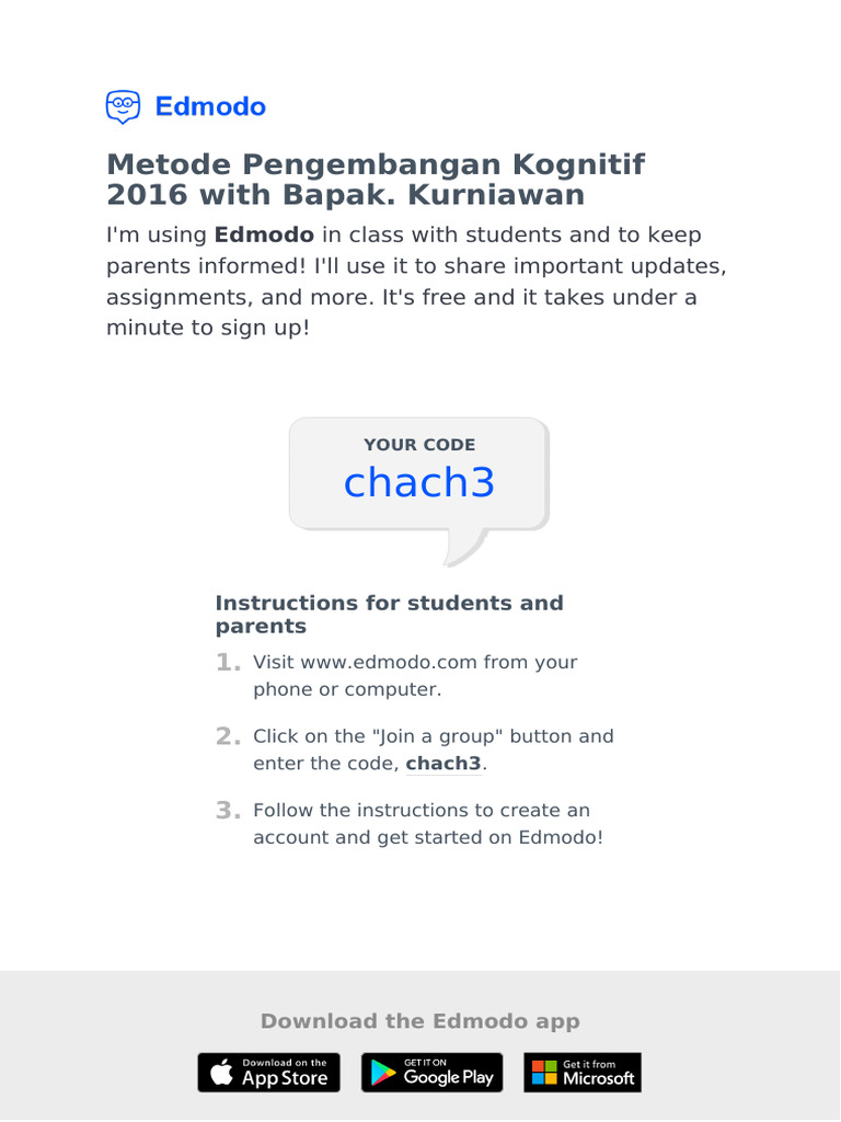 Metode Pengembangan Kognitif | PDF