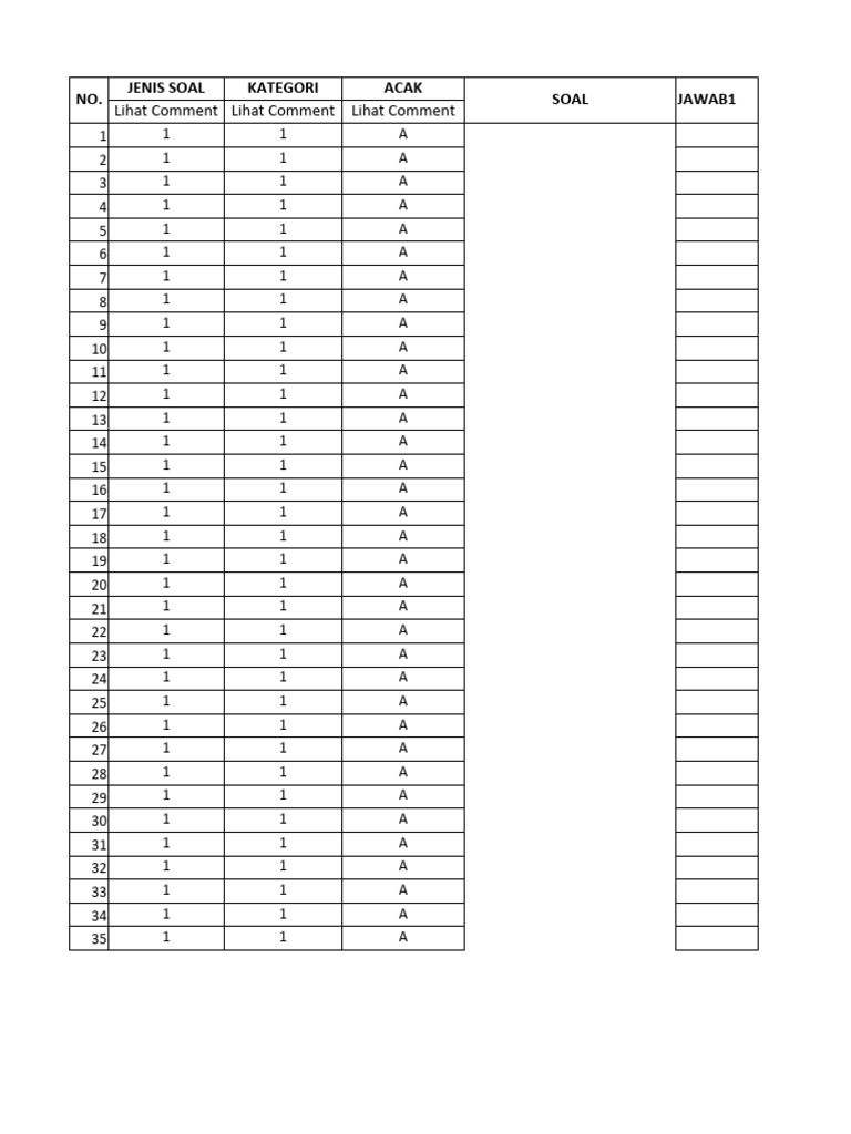 Soal Pdto Kelas X TKR Semester 1 | PDF