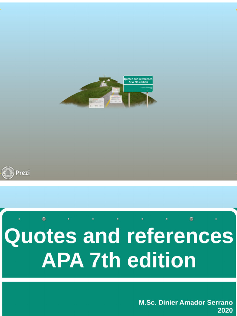 APA 7th Edition | PDF