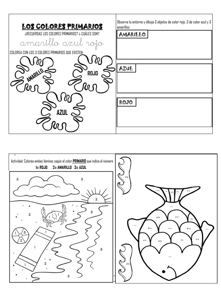 Colores Primarios y Secundarios Parte 1 | PDF
