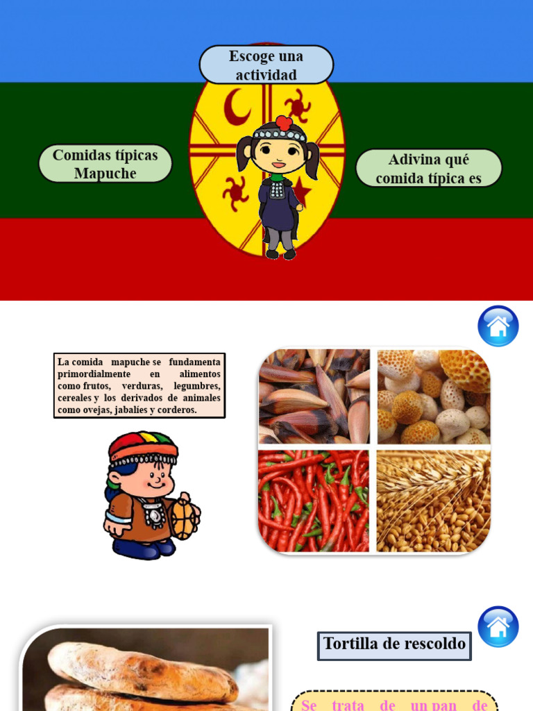 Comida Tipica Mapuche | PDF | Alimentos | Panes
