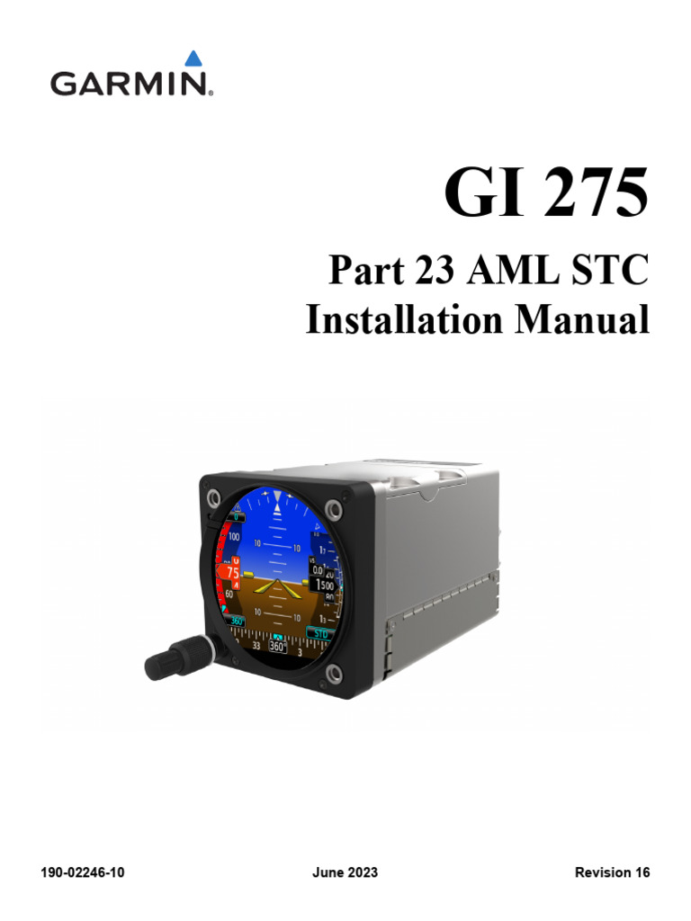Gi275 IM Rev. 16 | PDF | License | Damages