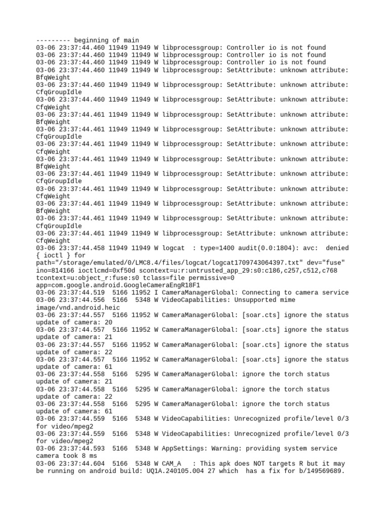 Log Cat 1709743064397 | PDF | Computer Programming | Computing