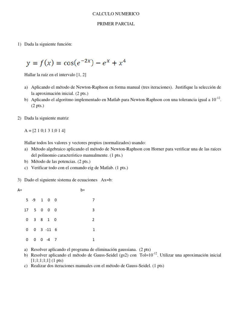 Calculo Numerico | PDF