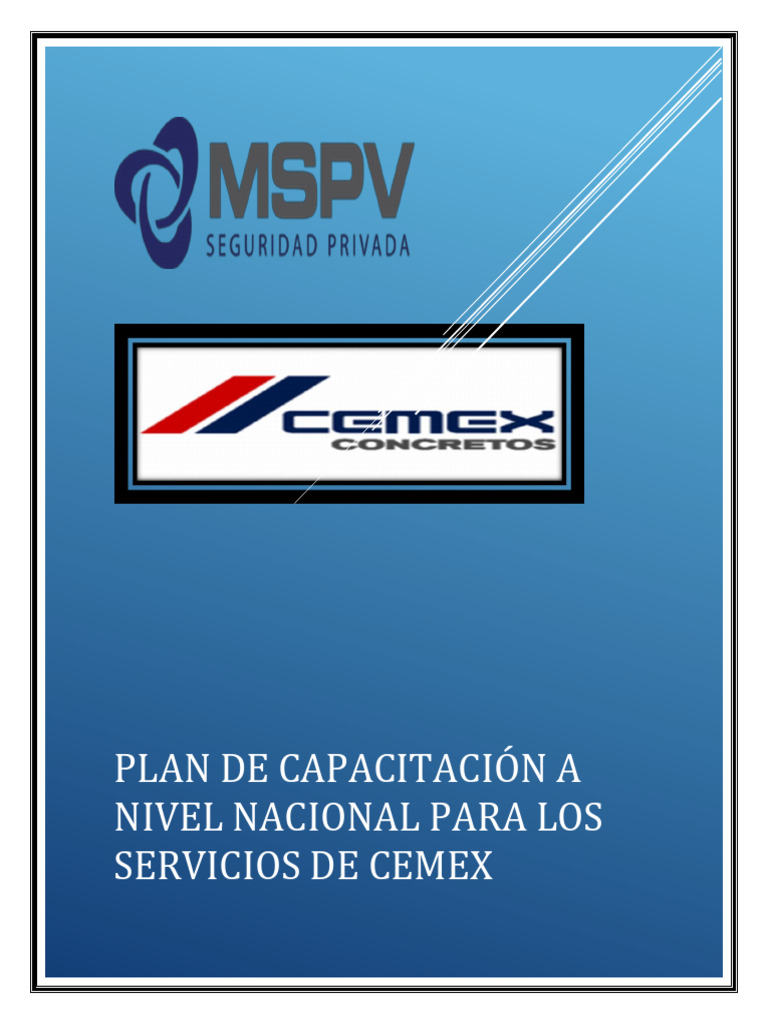 Capacitación en Seguridad para Cemex | PDF | Creación de capacidad ...