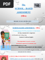 CSEC English SBA Guidelines | PDF | Cognition | Learning