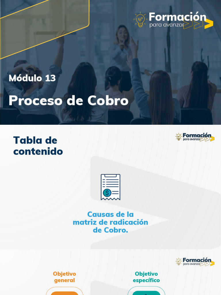(C) 1. PPT Módulo 13 Proceso de Cobro | PDF