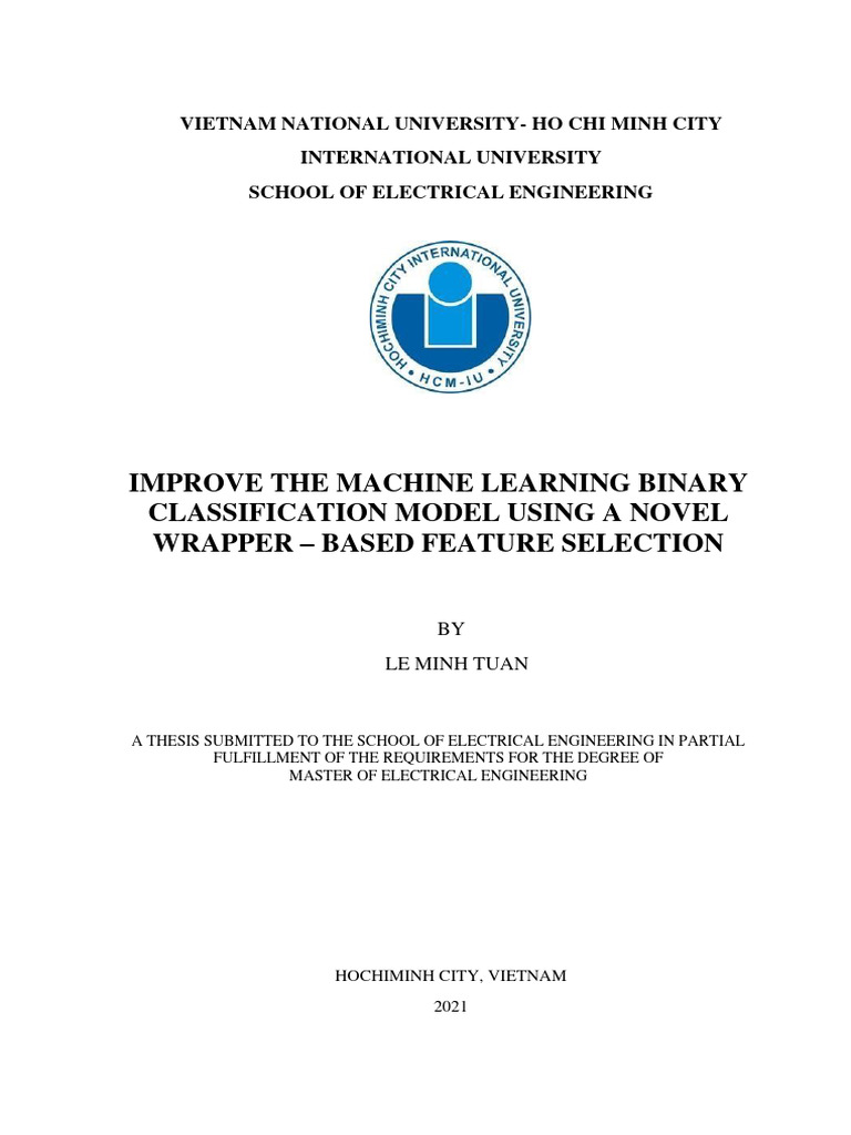Master Report LeMinhTuan | PDF | Machine Learning | Support Vector Machine