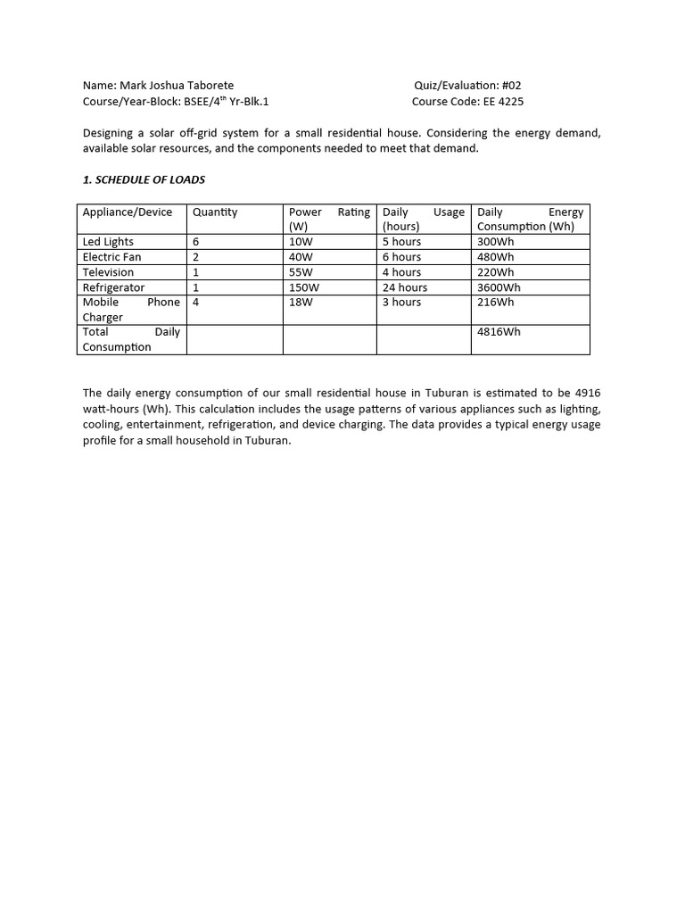 Solar Off Grid | Download Free PDF | Photovoltaic System | Solar Panel