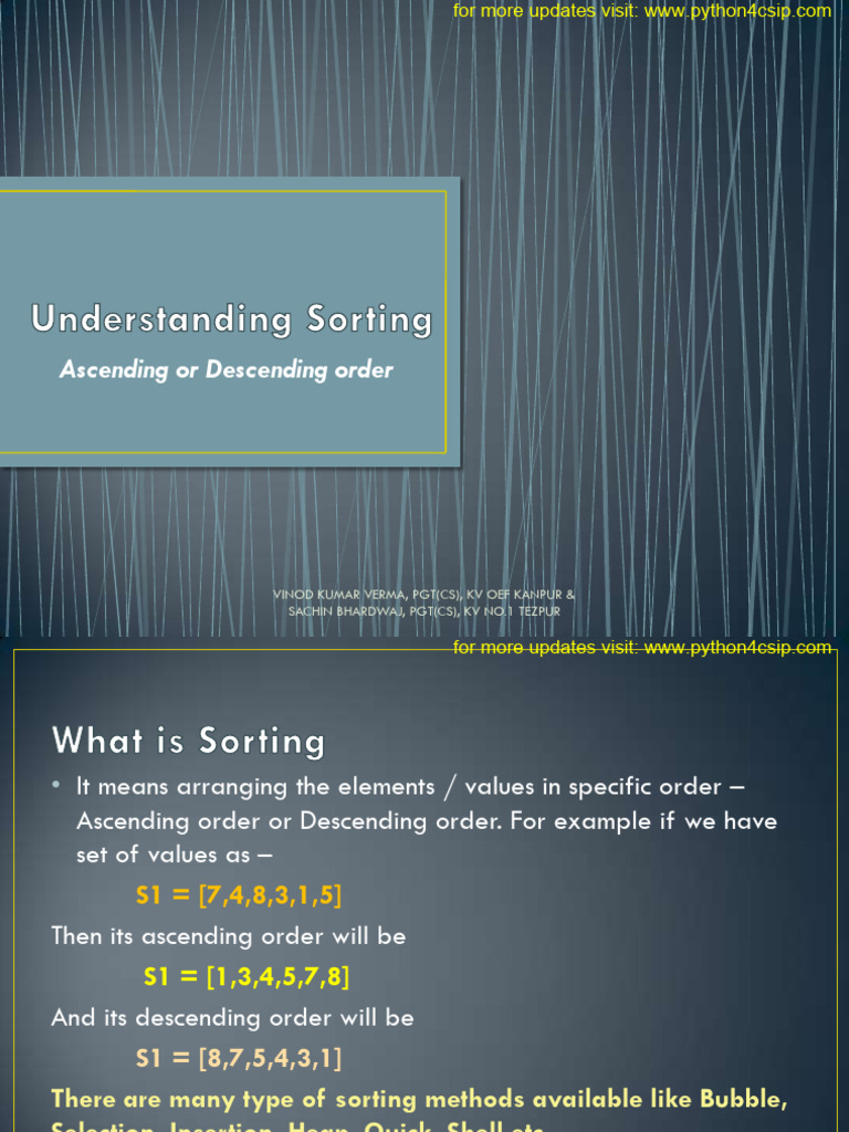 016. 0 SORTING | PDF | Software Engineering | Computing