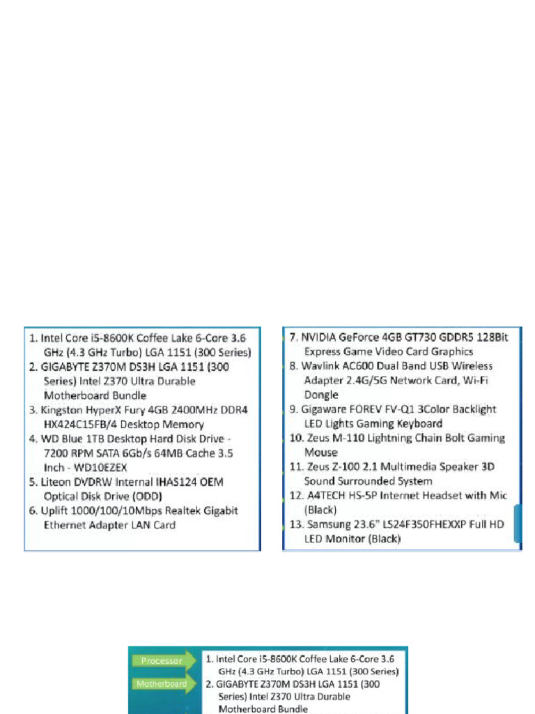 Grade 9 Lesson 3 Part 1 System Specifications Students Copy | PDF | Solid State Drive | Computer ...
