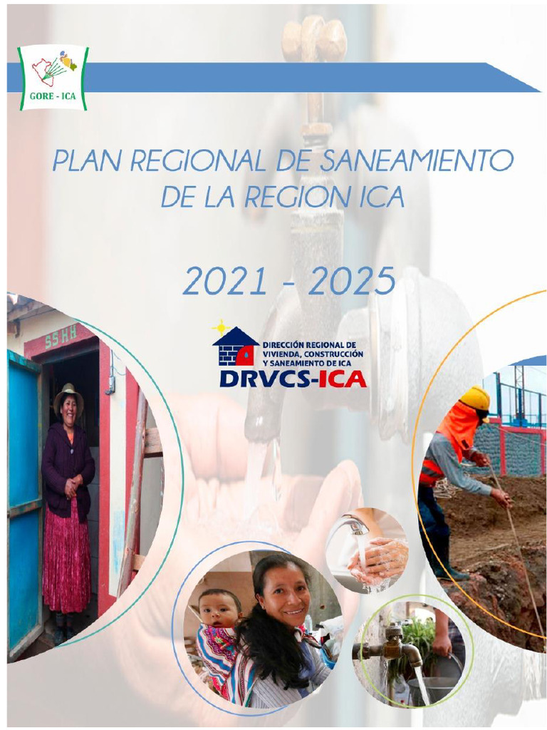 Plan Regional de Saneamiento Region Ica 2021-2025 | PDF | Saneamiento ...