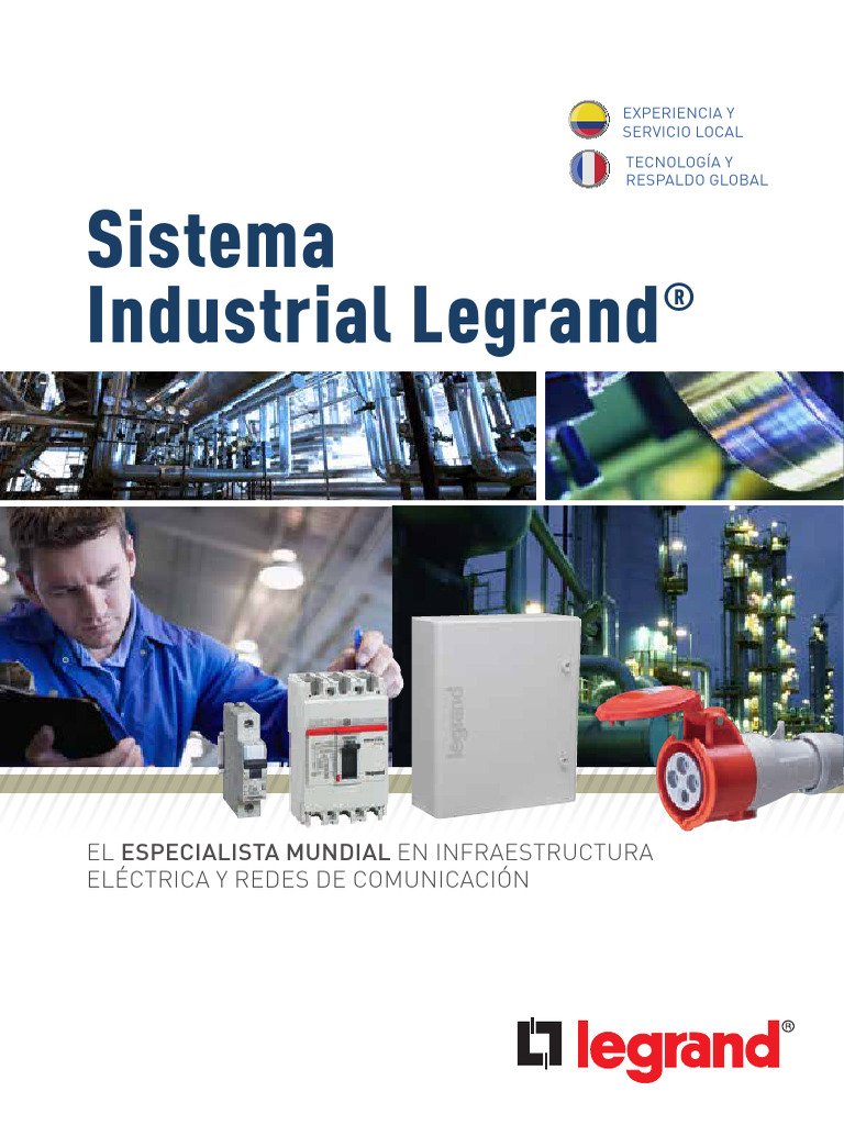 090 - Folleto Sistema Industrial Legrand | PDF | Tornillo | Relé