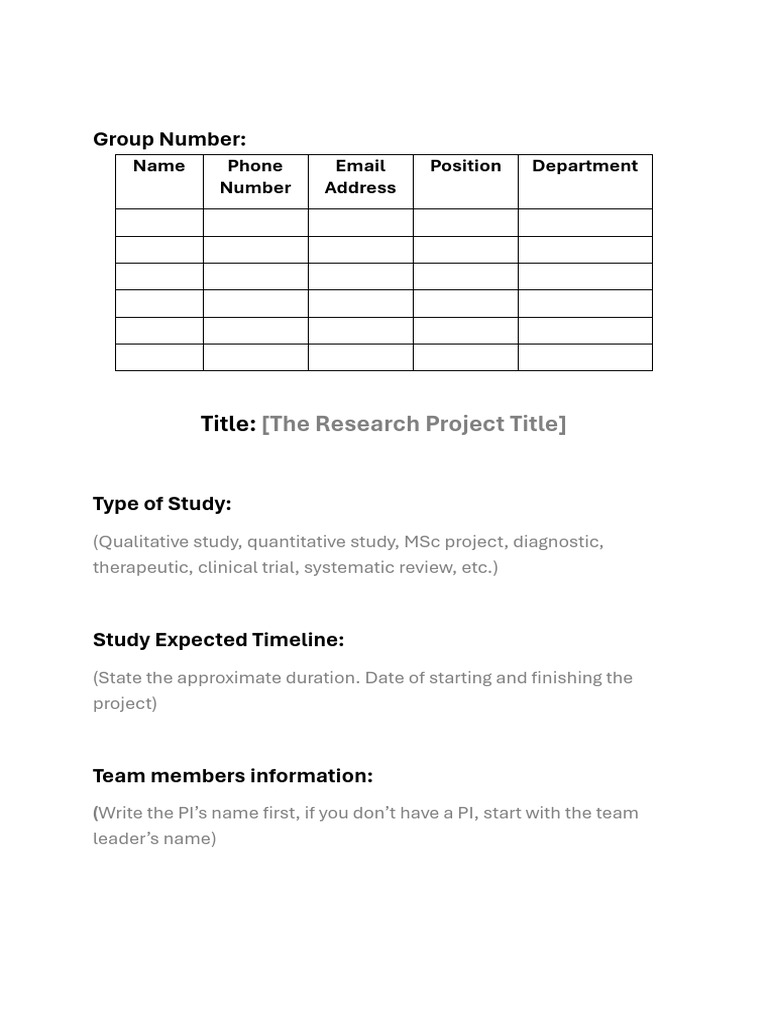 HPC Proposal Template | PDF