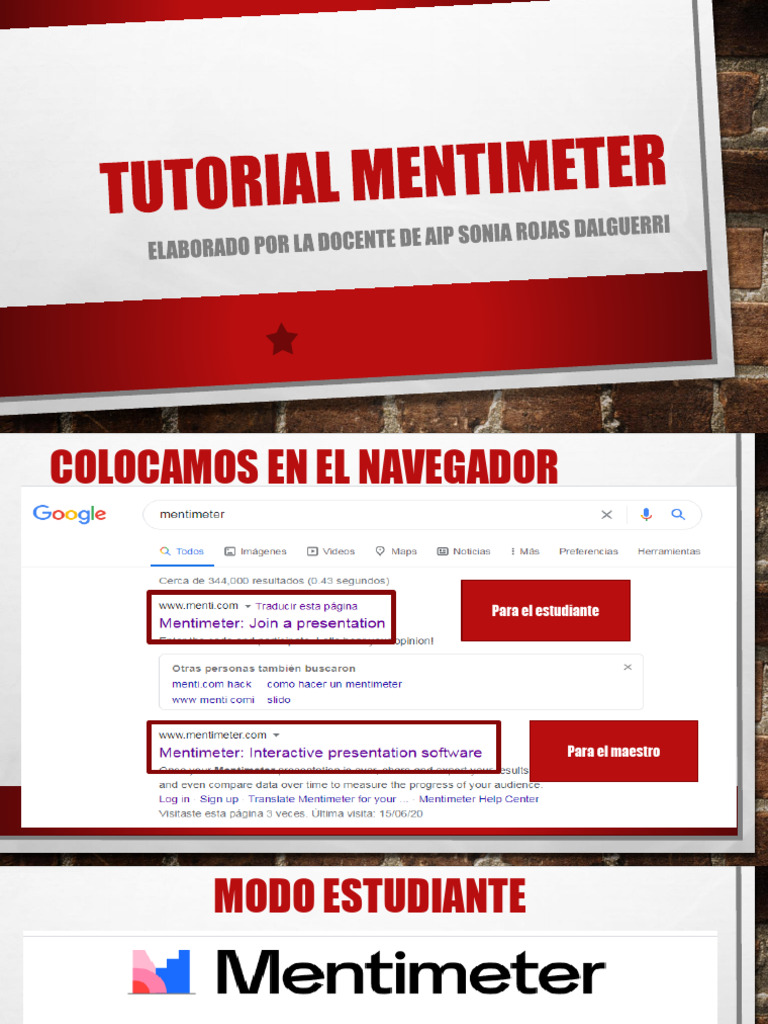 Tutorial Mentimeter | PDF