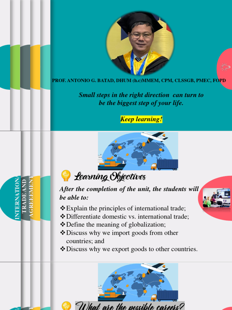 Module1international Trade and Agreement BSBM All Major | PDF | Free ...