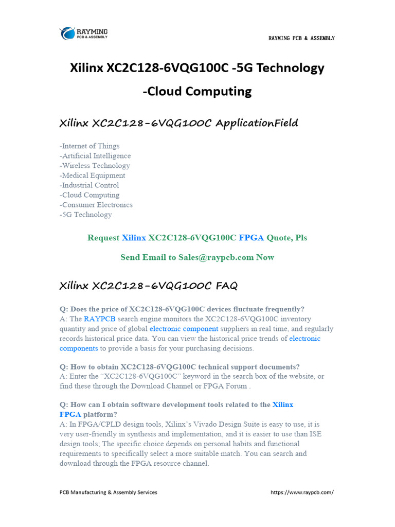 Xilinx XC2C128 for Tech Innovators | PDF | Field Programmable Gate Array | Input/Output
