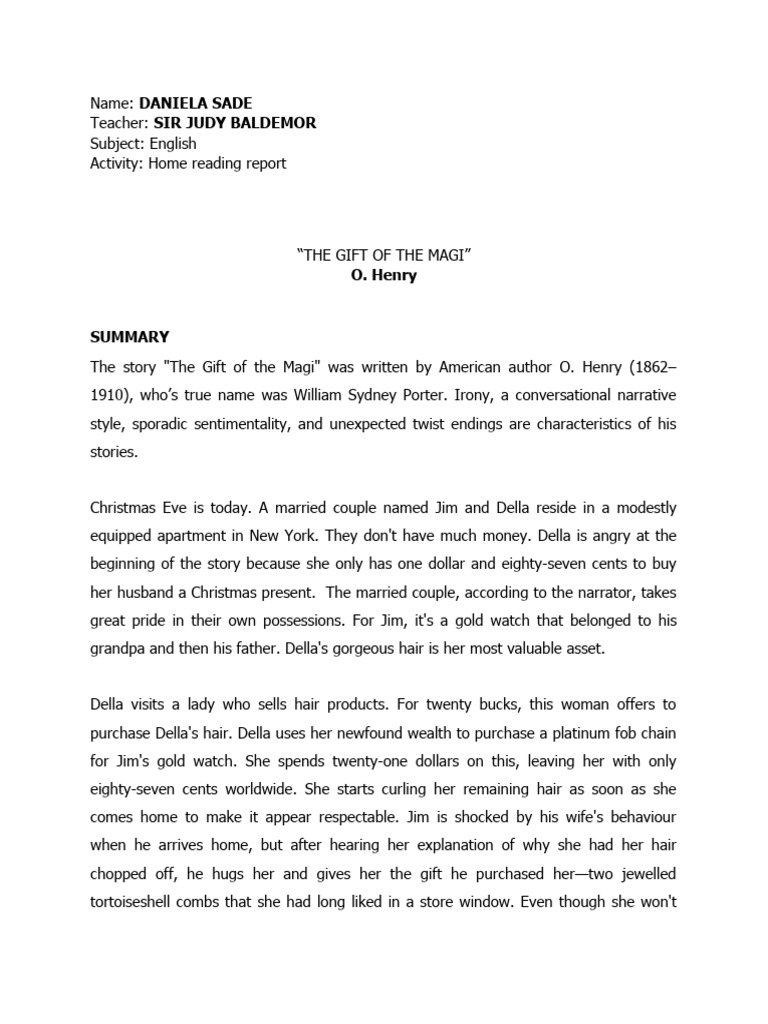 Home Reading Report | PDF | Biblical Magi