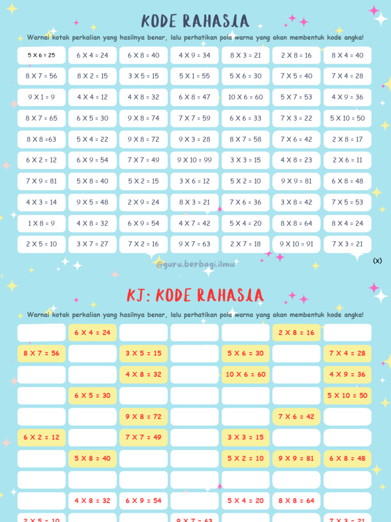 Permainan KODE RAHASIA | PDF