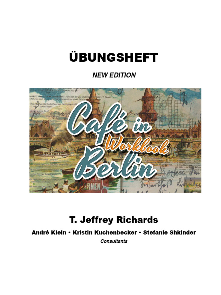 Introduction - Café in Berlin Workbook | PDF | Grammar | Reading ...
