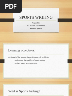 Sports Lingo Tagalog | PDF