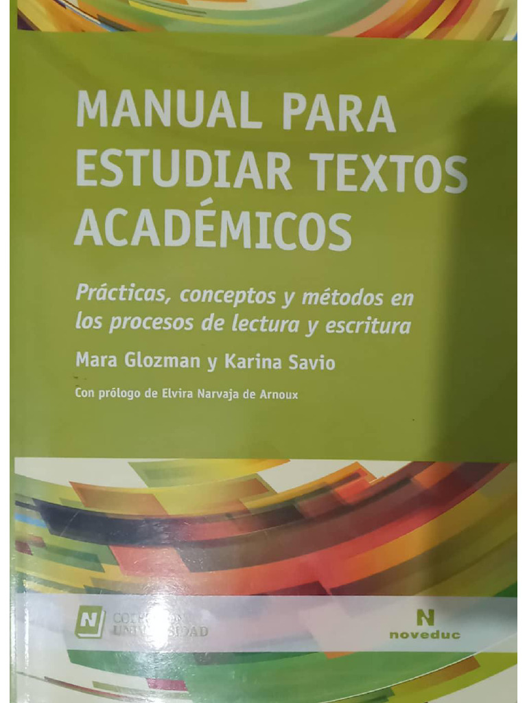 Manual Textos Académicos COMPLETO | PDF | Comunicación humana | Escritura