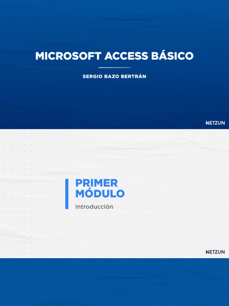Microsoft Access Básico - PPT | PDF | Bases de datos | acceso Microsoft