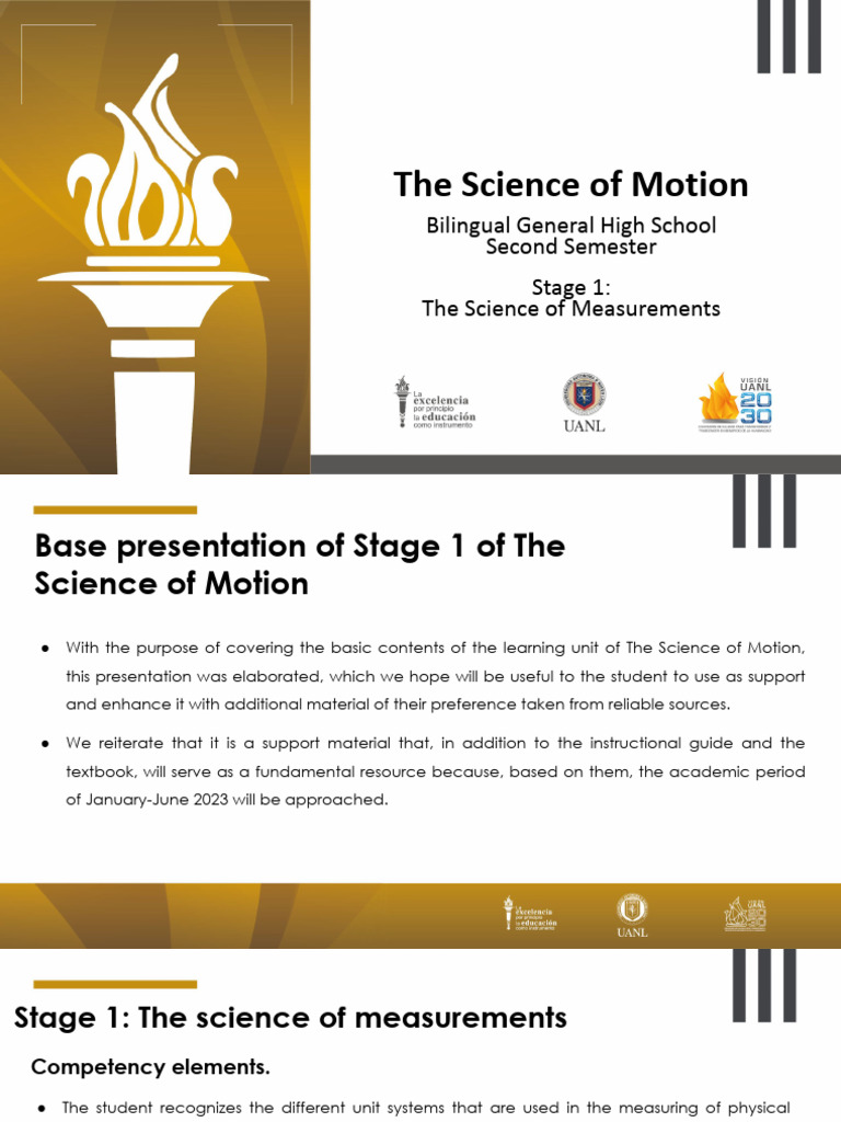 Presentation-The Science of Motion-Stage 1 | PDF | Euclidean Vector ...
