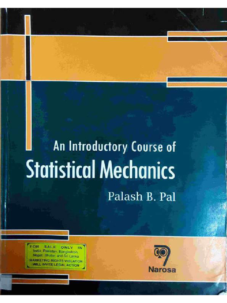 An Introductory Course of Statistical Mechanics (Palash B. Pal) (Z-Library) | PDF