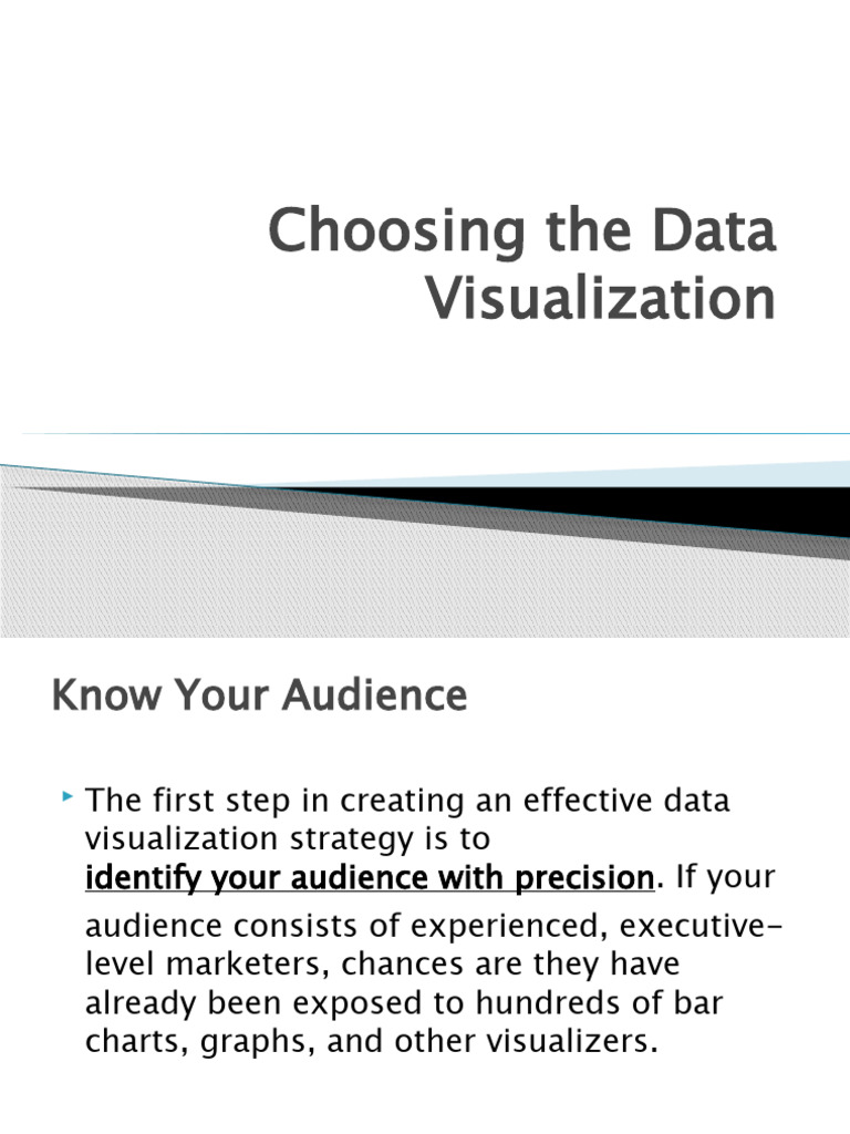Choosing the Data Visualisation | PDF | Chart | Scatter Plot