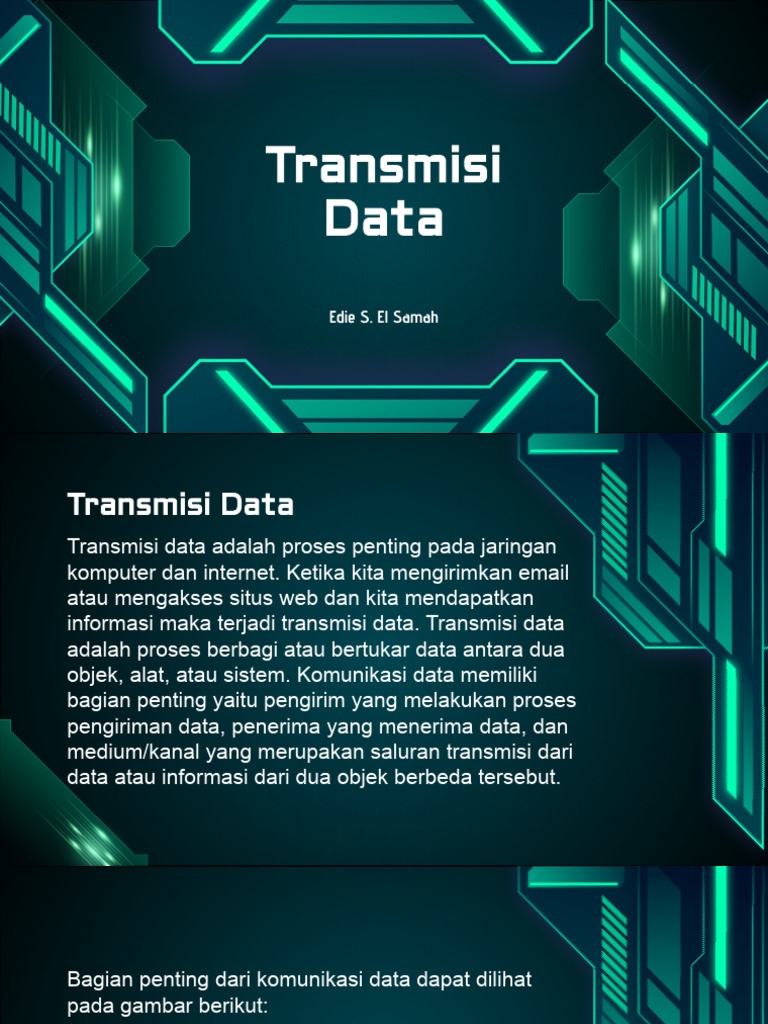Transmisi Data - Informatika Kelas XI 2 | PDF