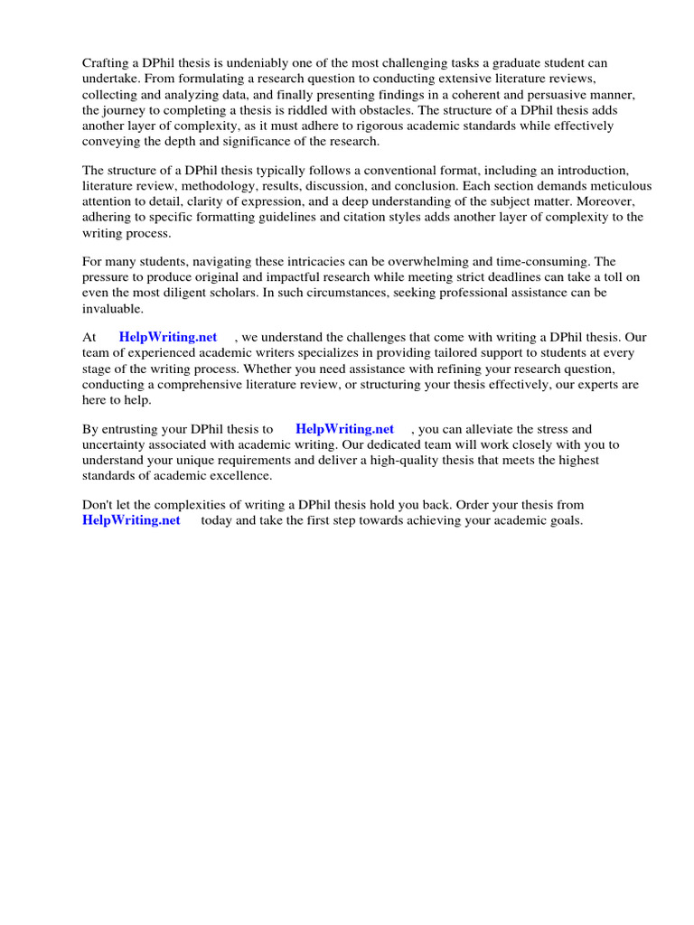 Dphil Thesis Structure | PDF | Amplifier | Thesis