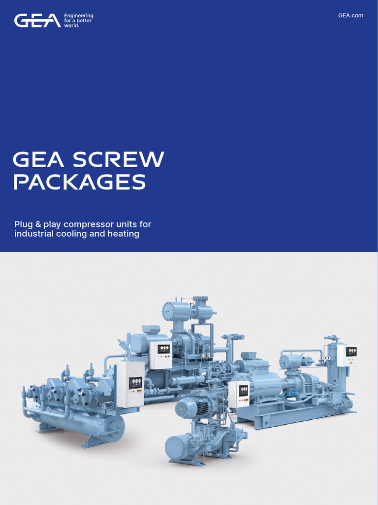 Gea Screw Packages: Plug & Play Compressor Units For Industrial Cooling ...