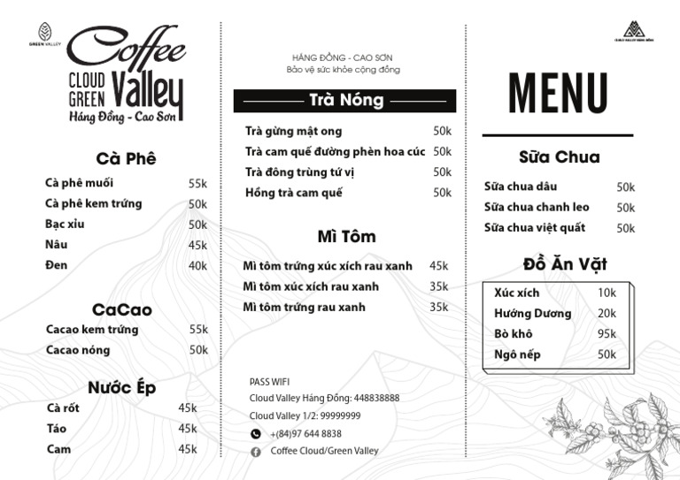 Menu Coffee | PDF