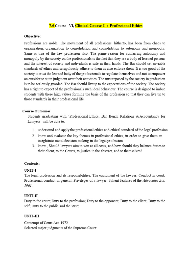 37 Professional Ethics | PDF | Professional Ethics | Profession