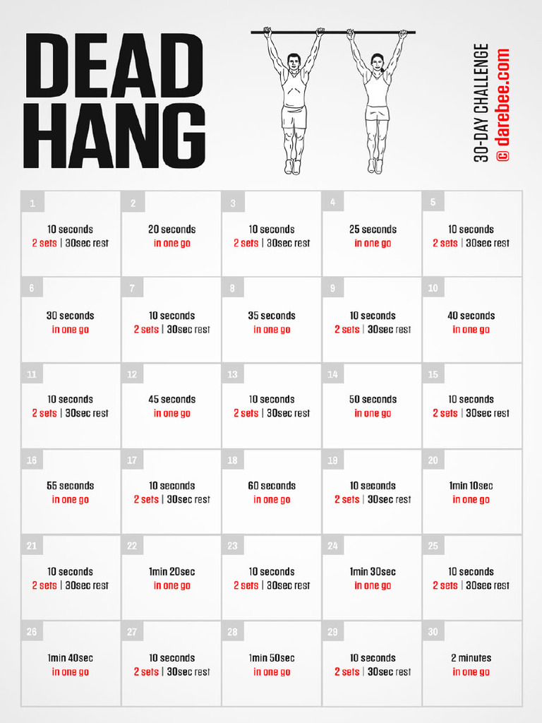 Dead Hang Challenge | PDF
