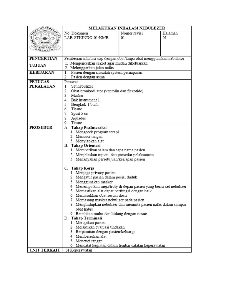 Sop Prakrin KMB | PDF