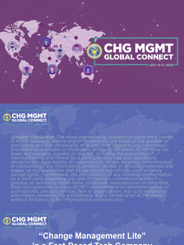 Change Management Lite PPT | PDF | Internet Of Things | Microsoft Azure