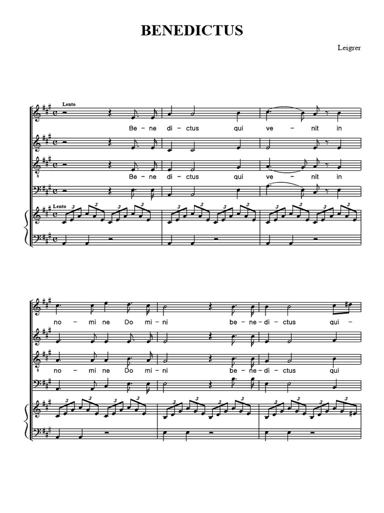 Benedictus | PDF