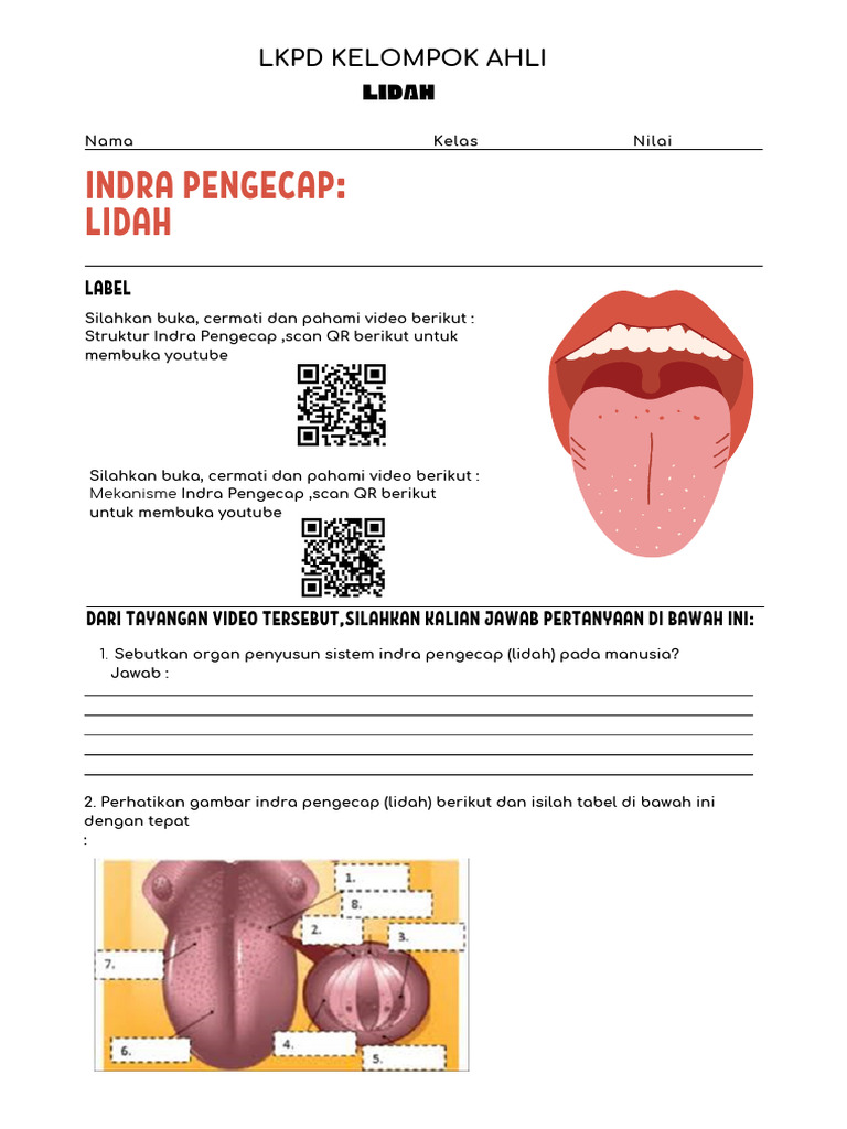 LKPD Lidah | PDF | Komputer
