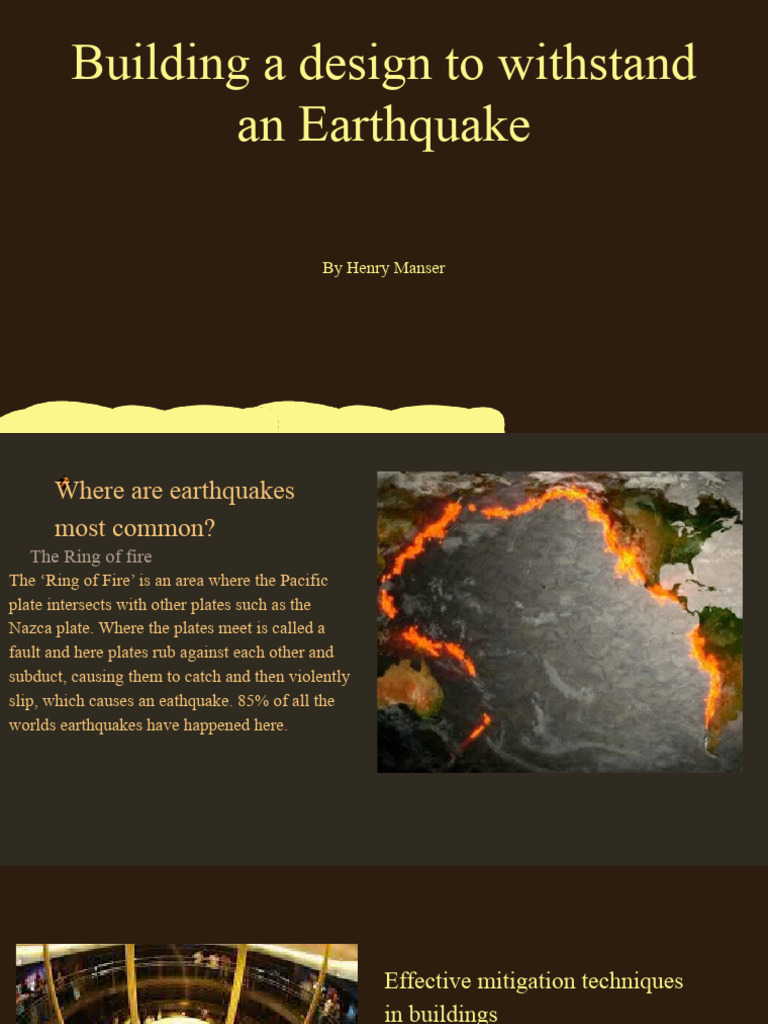 Building A Design To Withstand An Earthquake | PDF | Earthquakes ...