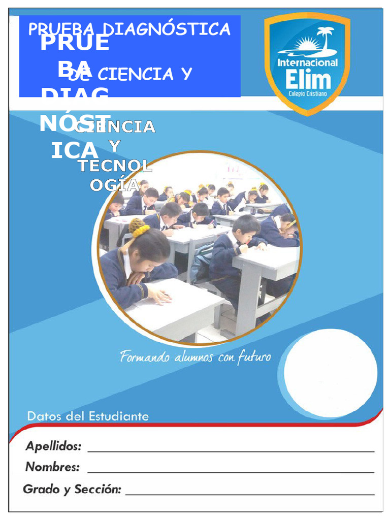 Prueba Diagnostica - Cyt - 3ro Prim 2024 | PDF