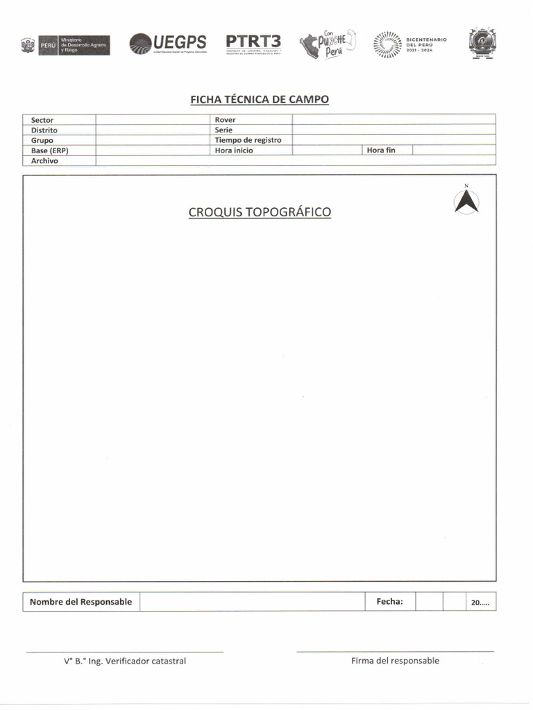 Ficha Tecnica de Campo | PDF